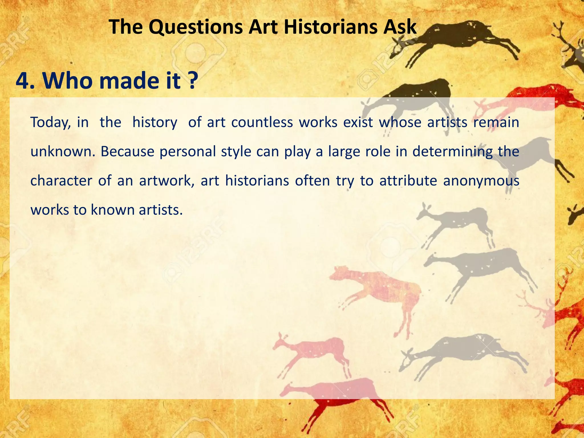 Introduction to Art History/Prehistoric Art | PPT