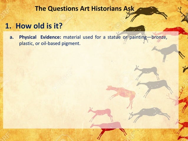 Introduction to Art History/Prehistoric Art | PPT