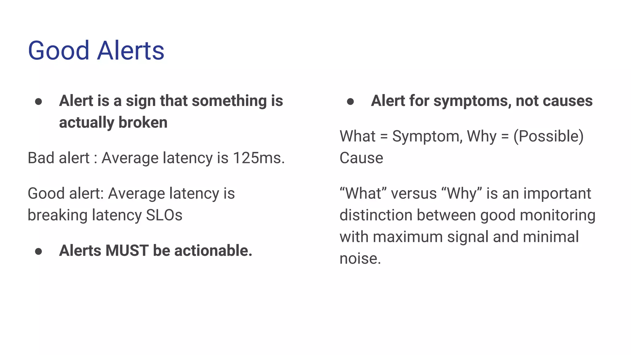 Overview of Site Reliability Engineering (SRE) & best practices | PDF