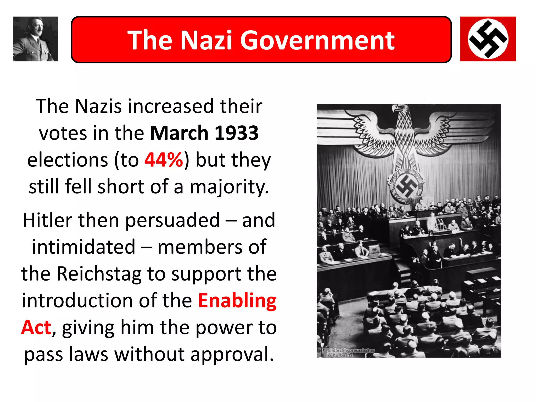 Hitler and Nazi Germany - the nazi government | PPT