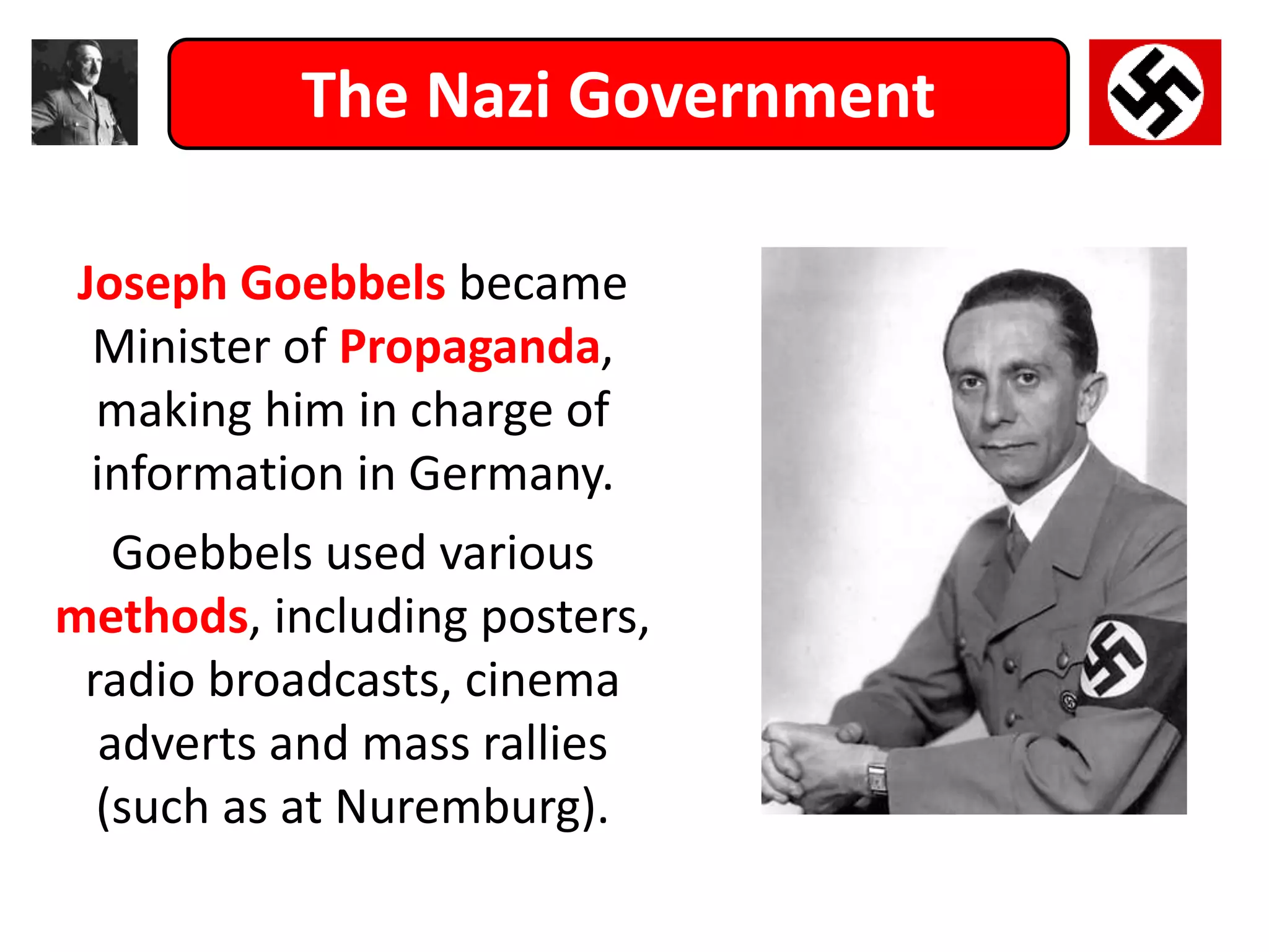 Hitler and Nazi Germany - the nazi government | PPT