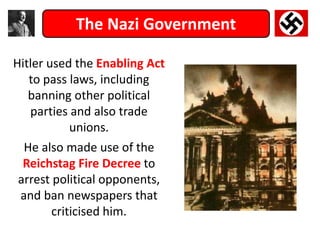 Hitler and Nazi Germany - the nazi government | PPT
