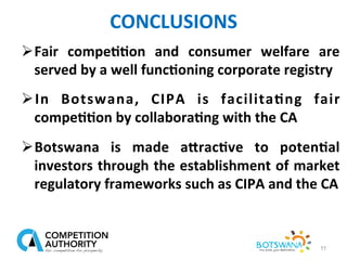 Corporate regsitries investor protection and fair competition | PPT