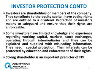 Corporate regsitries investor protection and fair competition | PPT ...