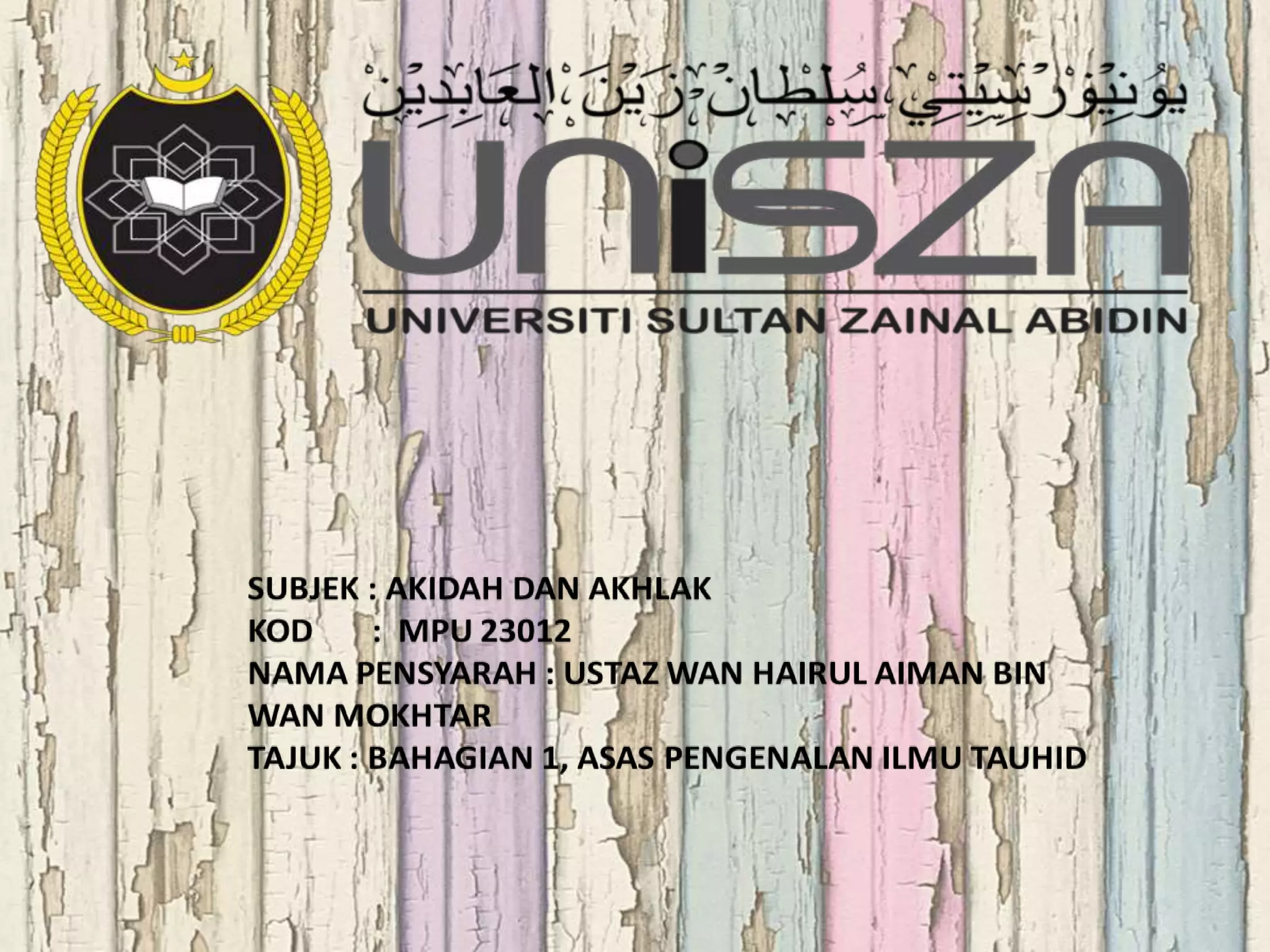 1. asas pengenalan ilmu tauhid | PPTX