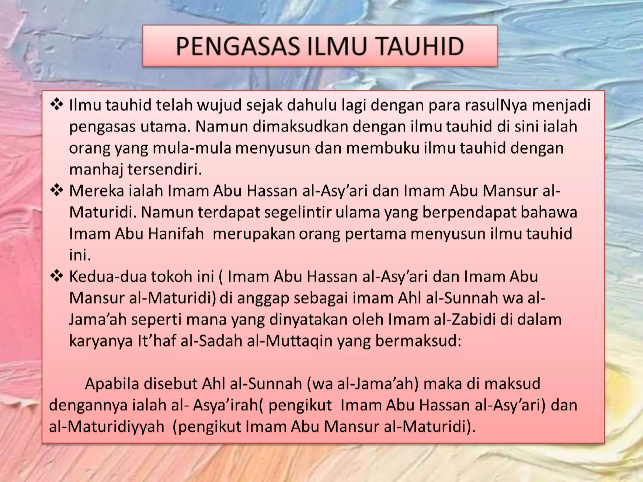 1. asas pengenalan ilmu tauhid | PPTX