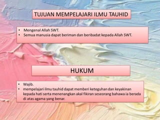 1. asas pengenalan ilmu tauhid | PPTX