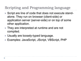1. java script language fundamentals | PPT