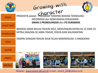PENGENALAN PROGRAM PRODISTIK SMAN 2 PROBOLINGGO | PPT