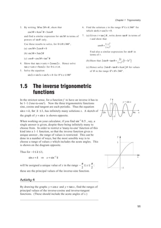 1.trigonometry Further Mathematics Zimbabwe Zimsec Cambridge | PDF