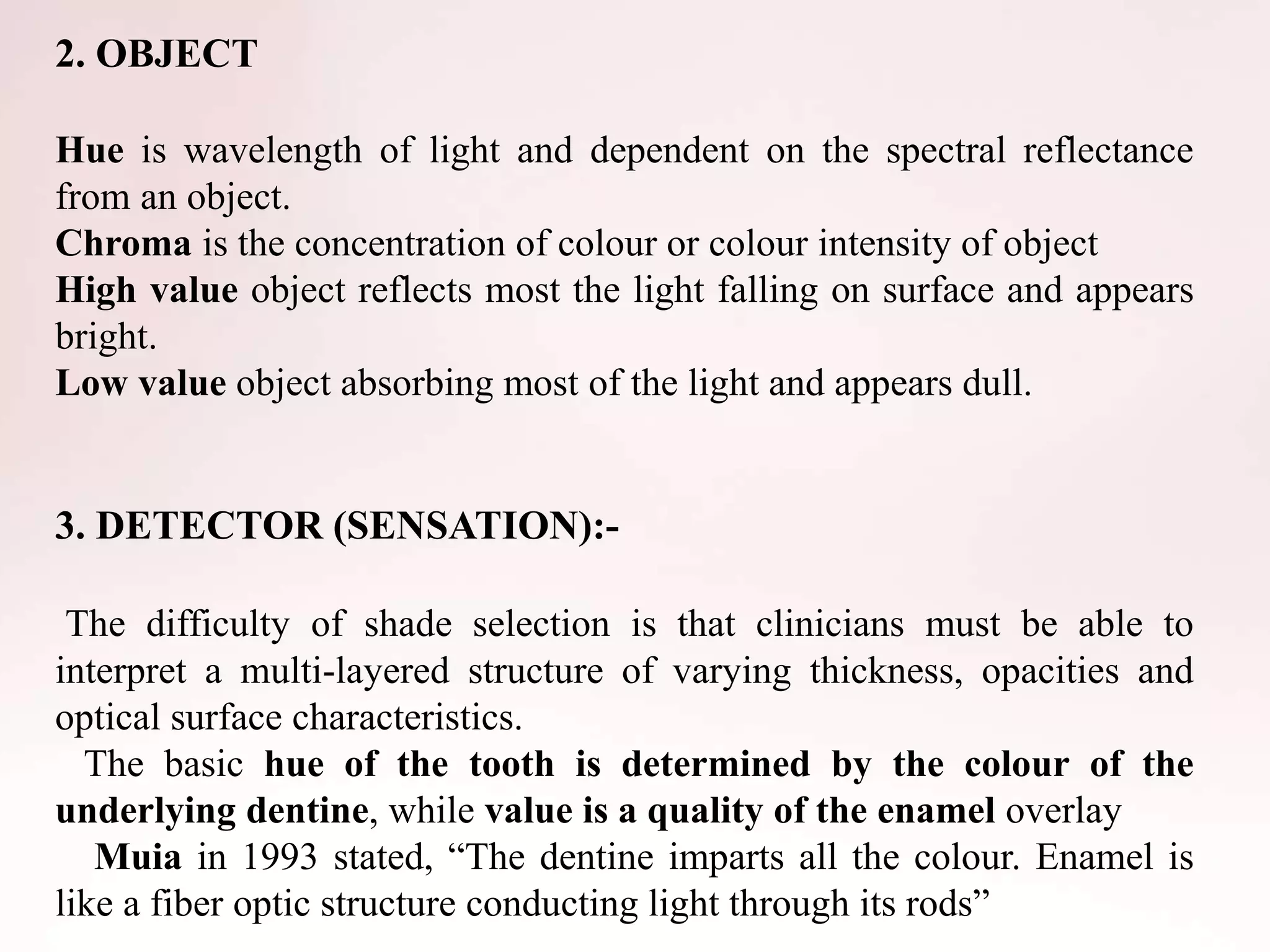 Shade selection | PPTX