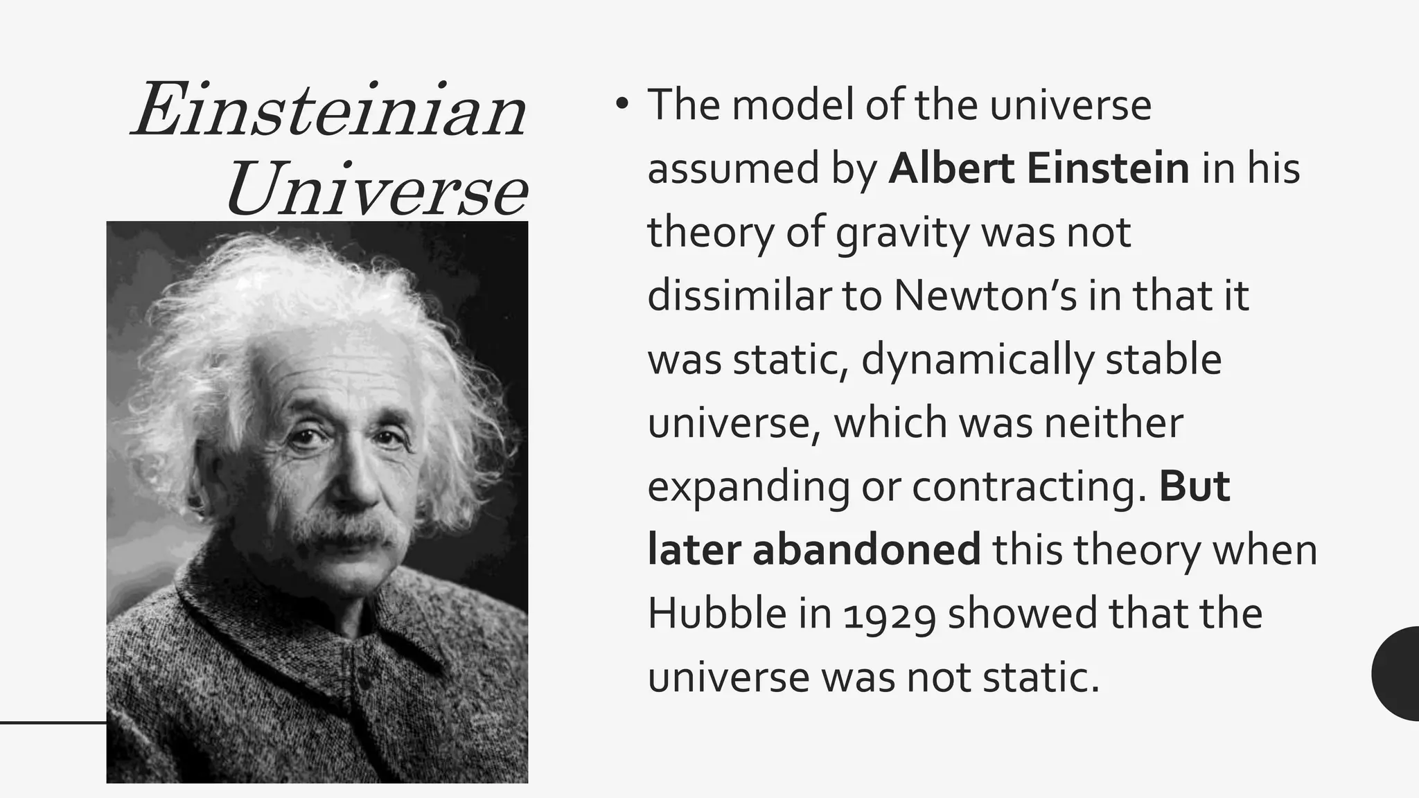 Theories on the origin of the Universe. | PPTX