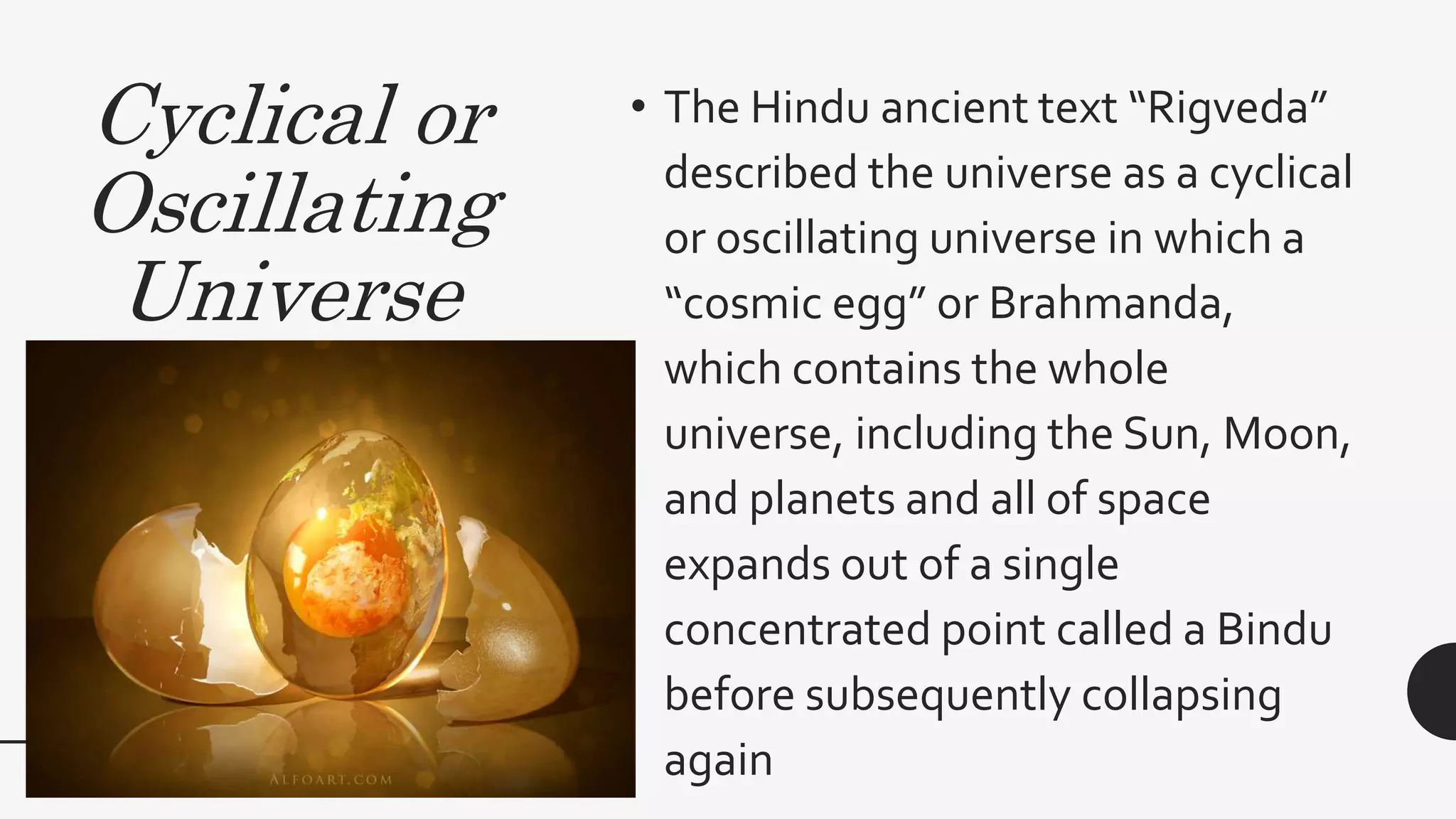 Theories on the origin of the Universe. | PPTX