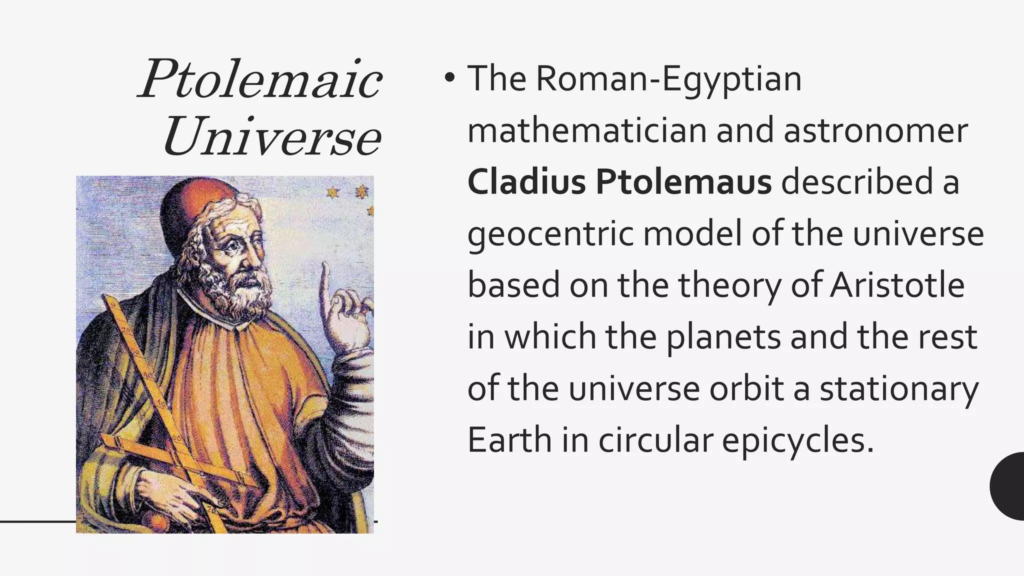 Theories on the origin of the Universe. | PPTX