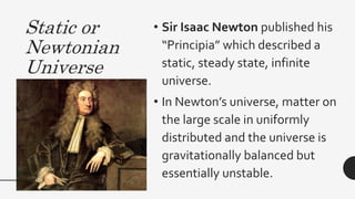 Theories on the origin of the Universe. | PPTX