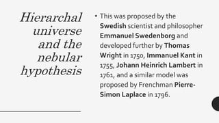 Theories on the origin of the Universe. | PPTX