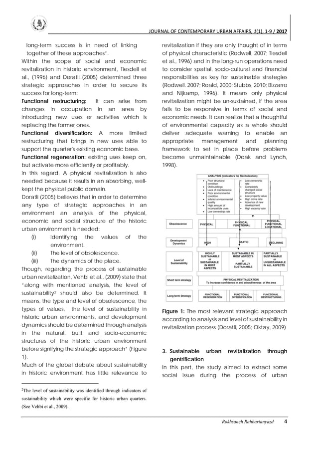 Sustainability in Historic Urban Environments: Effect of gentrification ...
