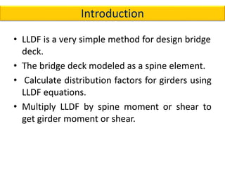 LIVE LOAD DISTRIBUTION FACTORS FOR CONCRETE BRIDGES SUITABLE FOR ECP ...