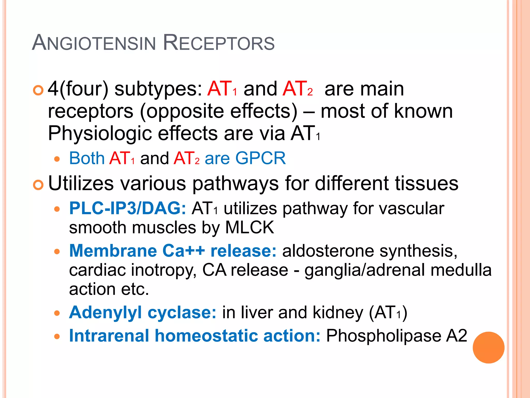 Electrophysiology of Heart & Drugs Affecting Renin Angiotensin System ...