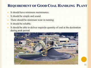 1.Steam Thermal Power Plant and Coal Handling | PPTX
