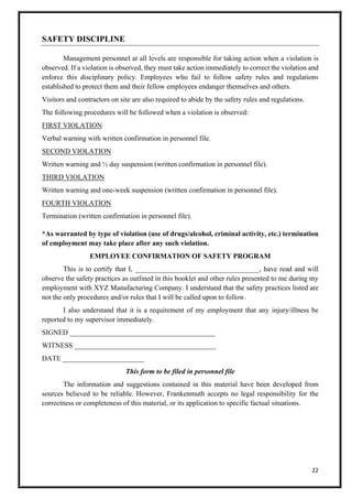 Occupatioanal Safety | PDF