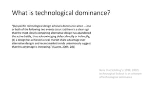 1. Standard wars and competition in technology platforms | PDF