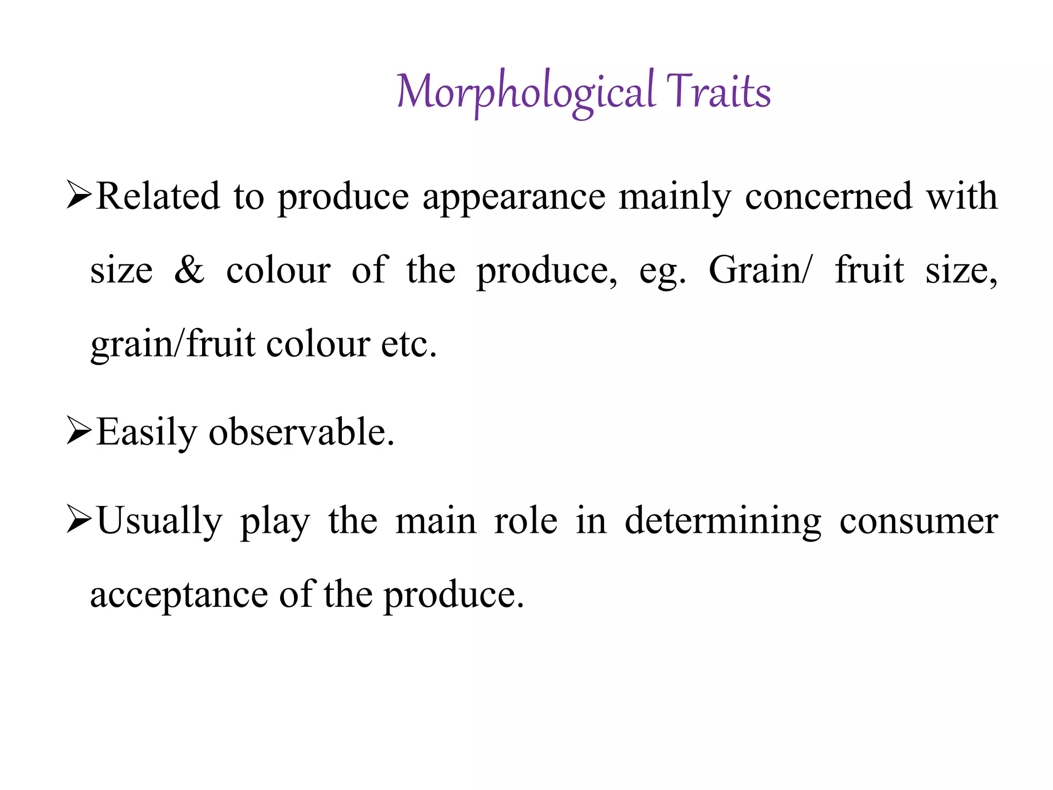 BREEDING FOR QUALITY TRAITS IN VEGETABLE CROPS | PPTX