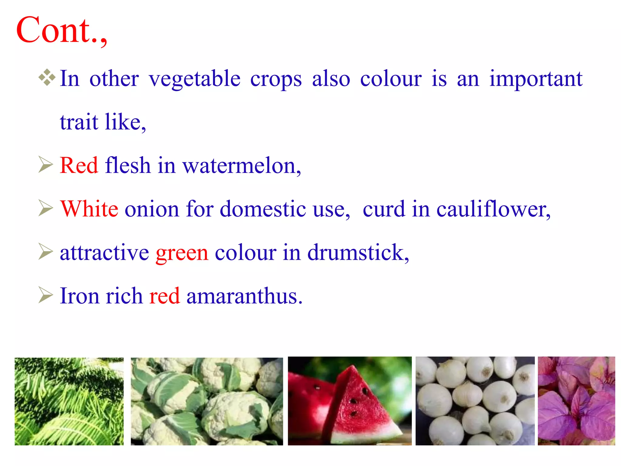 BREEDING FOR QUALITY TRAITS IN VEGETABLE CROPS | PPTX