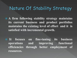 Stability | PPTX | Business | Business and Finance