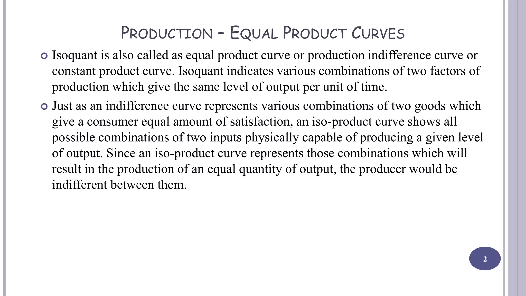 Equal product curves | PPTX