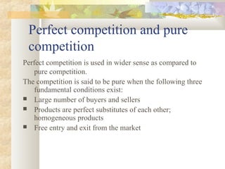 Market structure | PPT | Business | Business and Finance