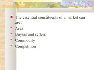 Market structure | PPT | Business | Business and Finance
