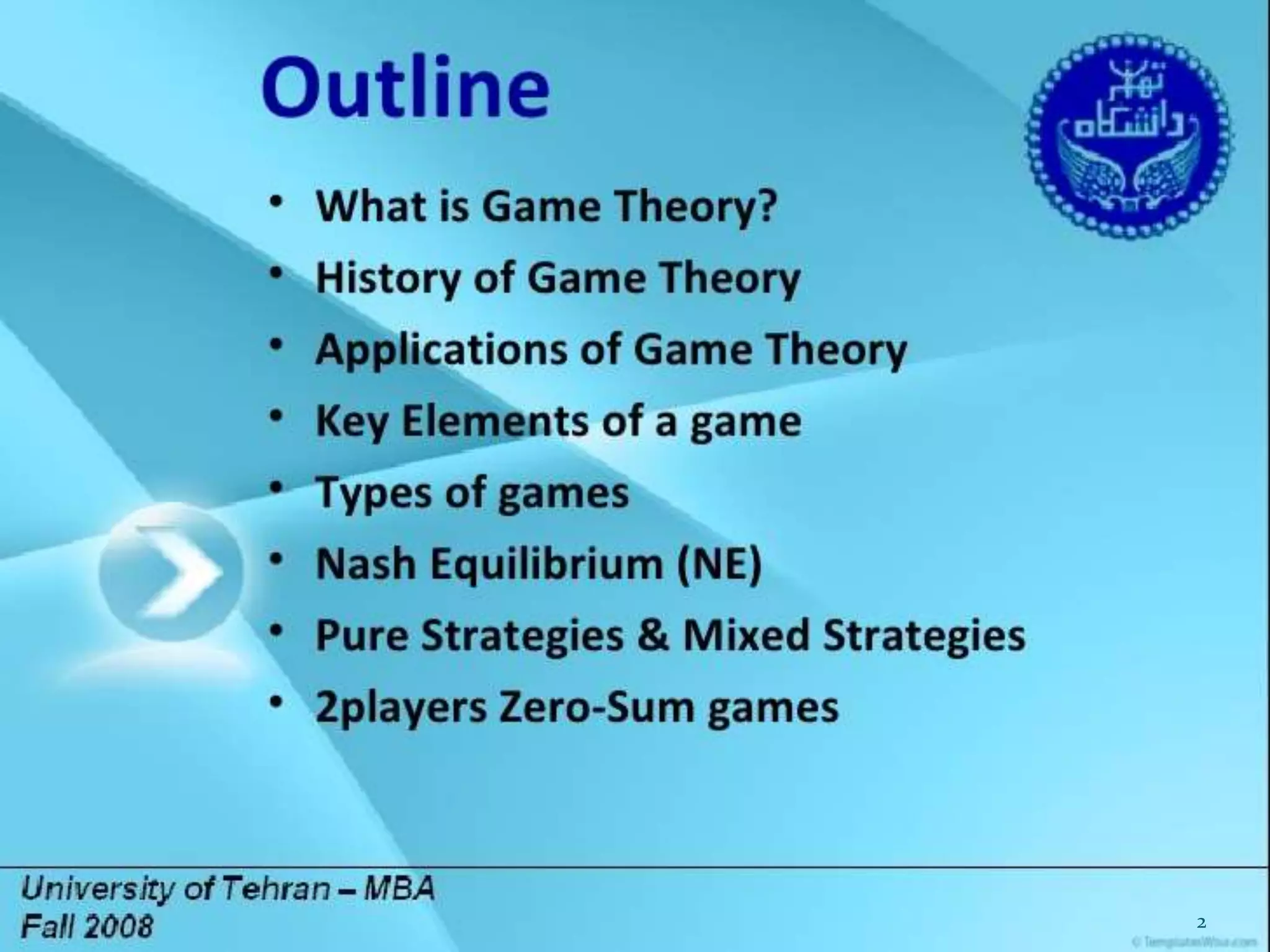 Game theory | PPT