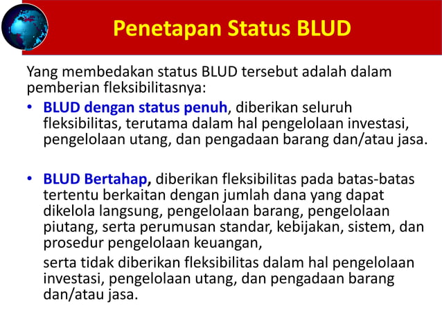 Ketentuan Penerapan BLU-BLUD_ Materi Workshop "Penyusunan RENCANA BISNIS & ANGGARAN BLU-BLUD" | PPT
