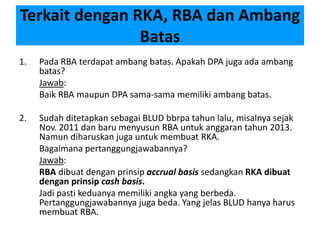 Ketentuan Penerapan BLU-BLUD_ Materi Workshop "Penyusunan RENCANA BISNIS & ANGGARAN BLU-BLUD" | PPT