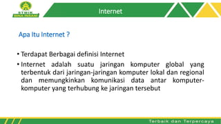 1.Pengenalan komputer & internet | PDF