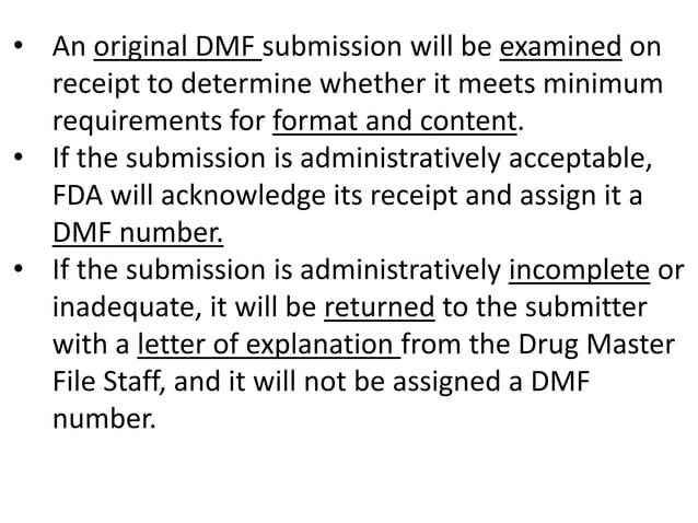 Drug Master File submissions | PPTX | Pharmaceutical Industry | Industries