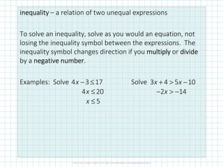 1.1 Linear and Literal Equations | PDF