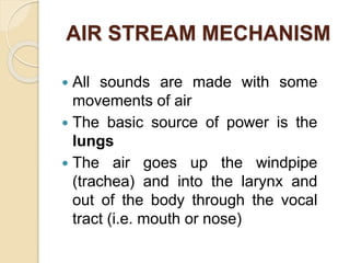 1. speech organs and their role | PPTX