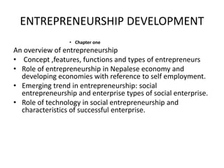 1.entrepreneurship development | PPT