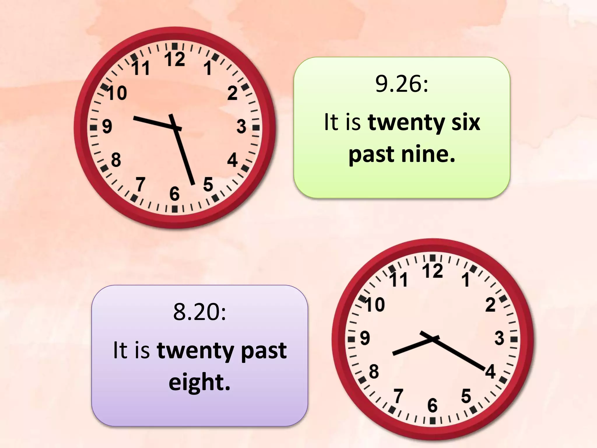 Time in English | PPTX