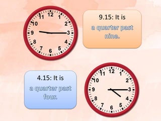 Time in English | PPTX