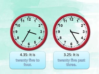 Time in English | PPTX