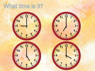 Time in English | PPTX