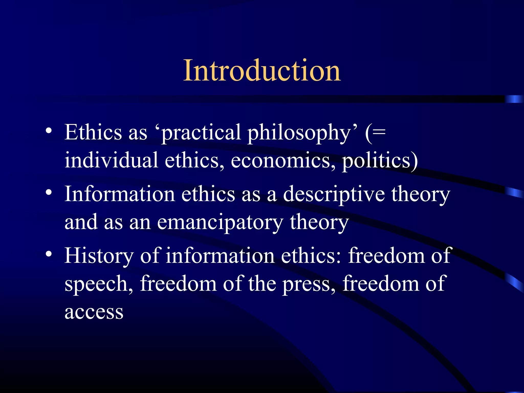 1. ethics digital age | PPT