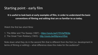 Conventions of moving image | PPTX