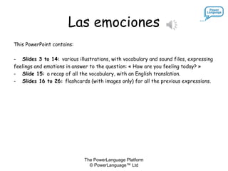 Las Emociones | PPT