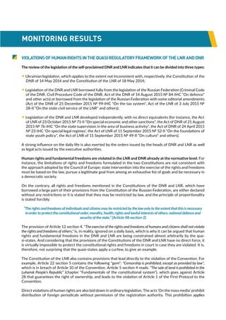 Human rights violations it the LNR/DNR | PDF