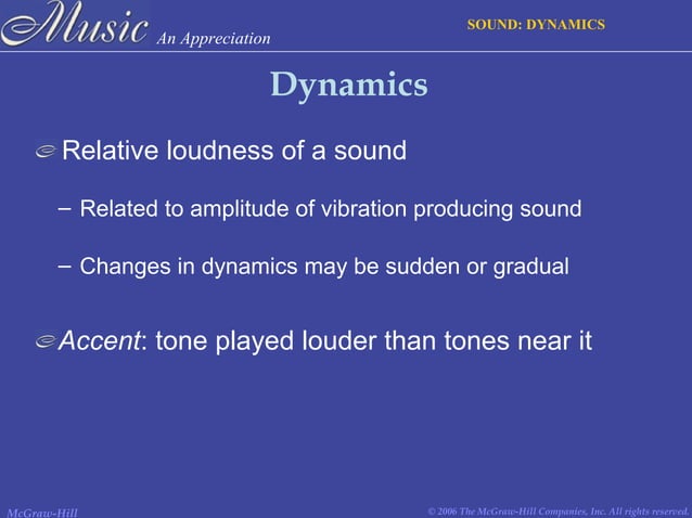 Music: An Appreciation- Elements of Music | PPS