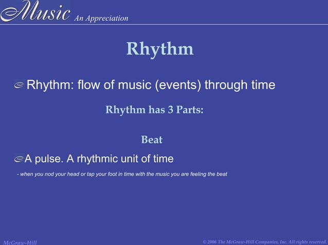 Music: An Appreciation- Elements of Music | PPS